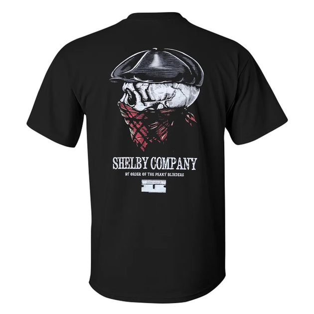 Shelby Company By Order Of The Peaky Blinders Skull Print Men's T-shir ...