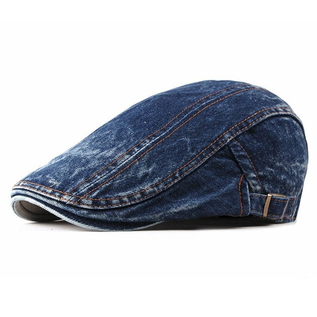 Washed Denim Beret – WildernessMans